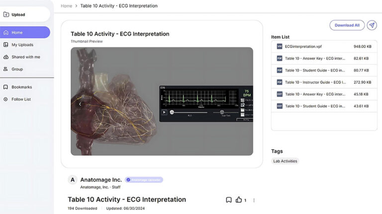 Anatomage Share | A Global Network for Content Sharing